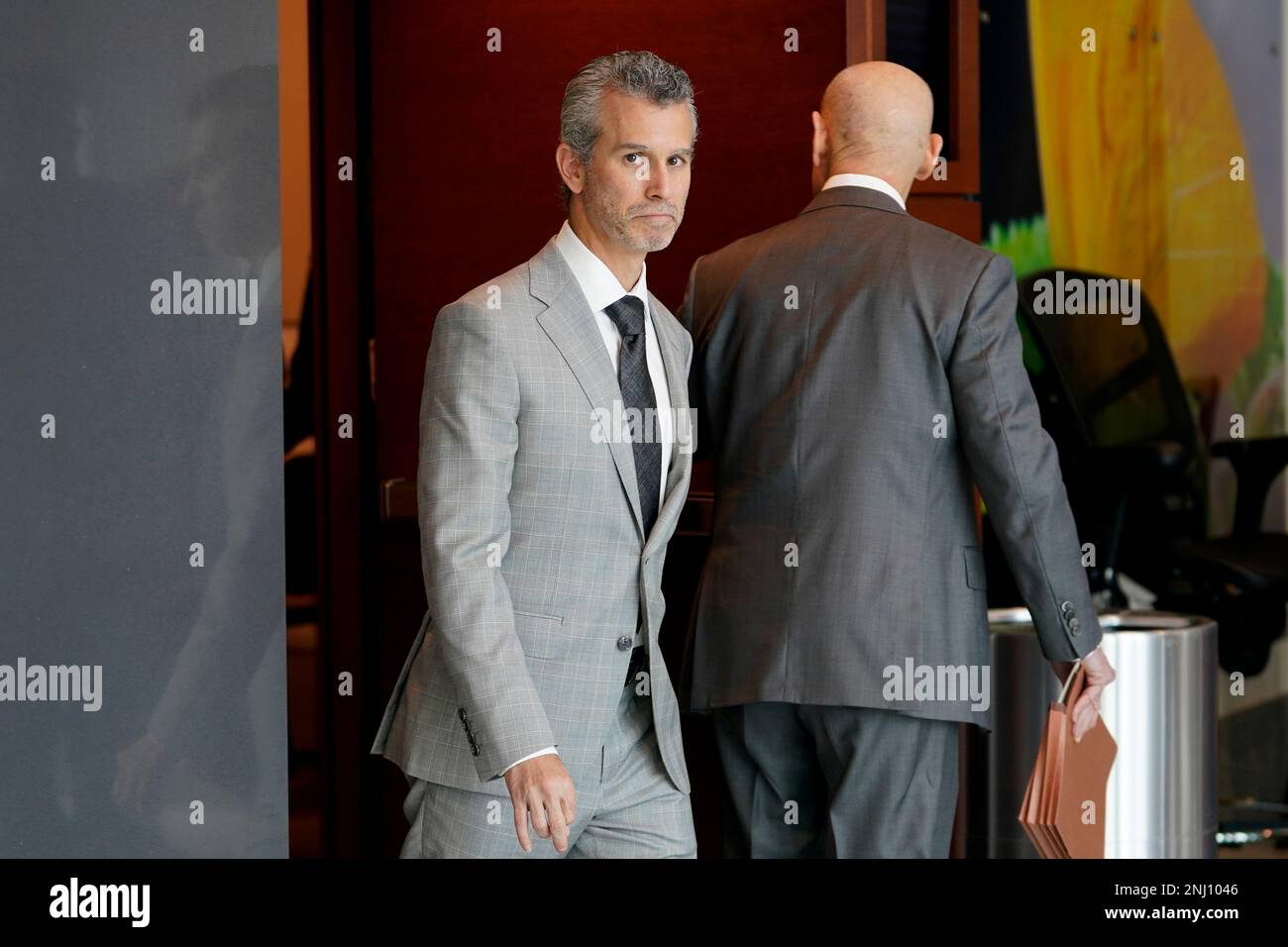 Max Schachter leaves the courtroom at the Broward County Courthouse for ...