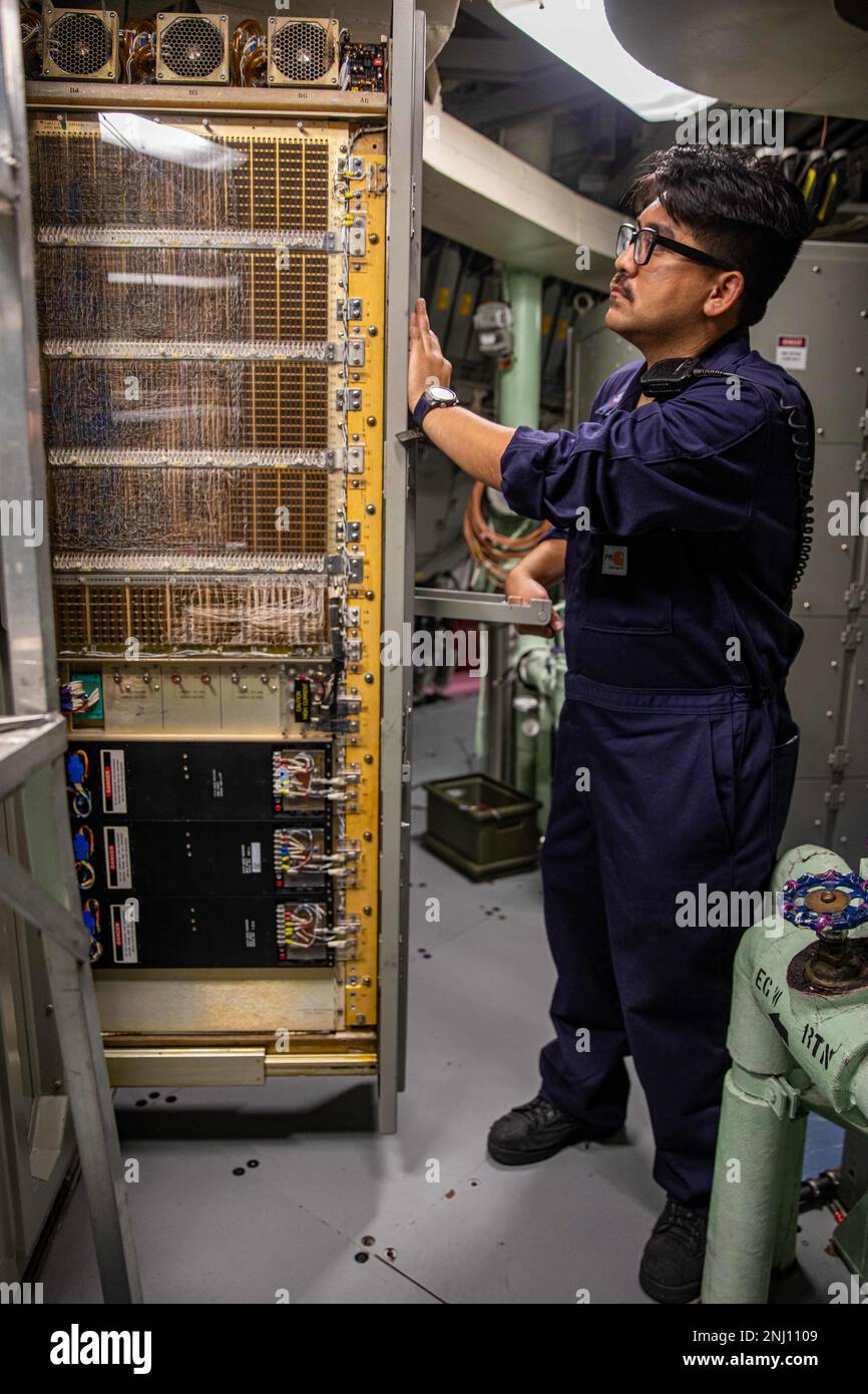 SOUTH CHINA SEA (Aug. 4, 2022) Fire Controlman (Aegis) 2nd Class ...