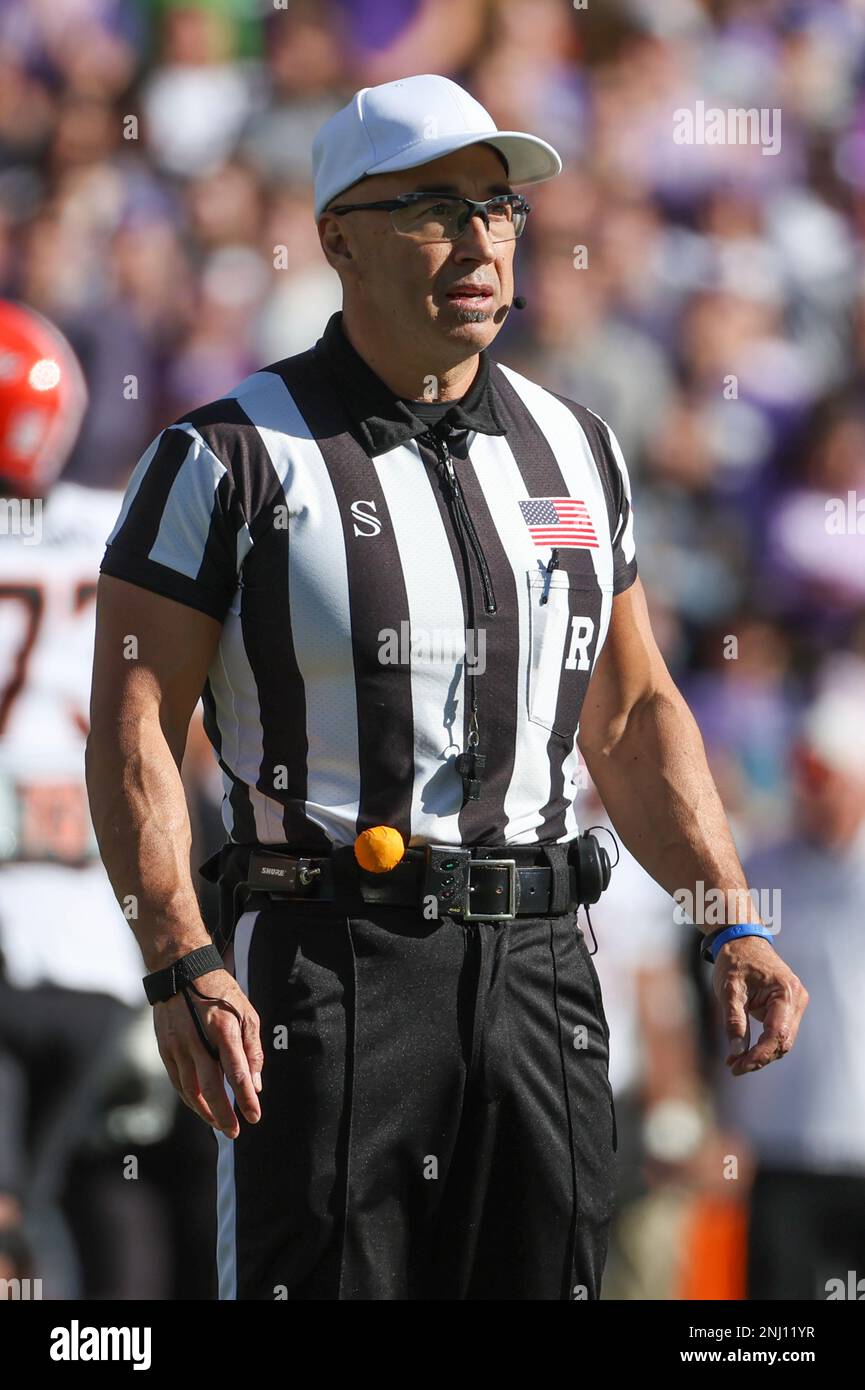 MANHATTAN, KS - OCTOBER 29: Referee Scott Campbell in the first quarter ...