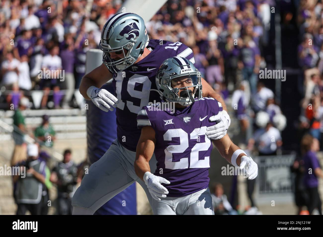 MANHATTAN, KS - OCTOBER 29: Kansas State Wildcats tight end Sammy ...