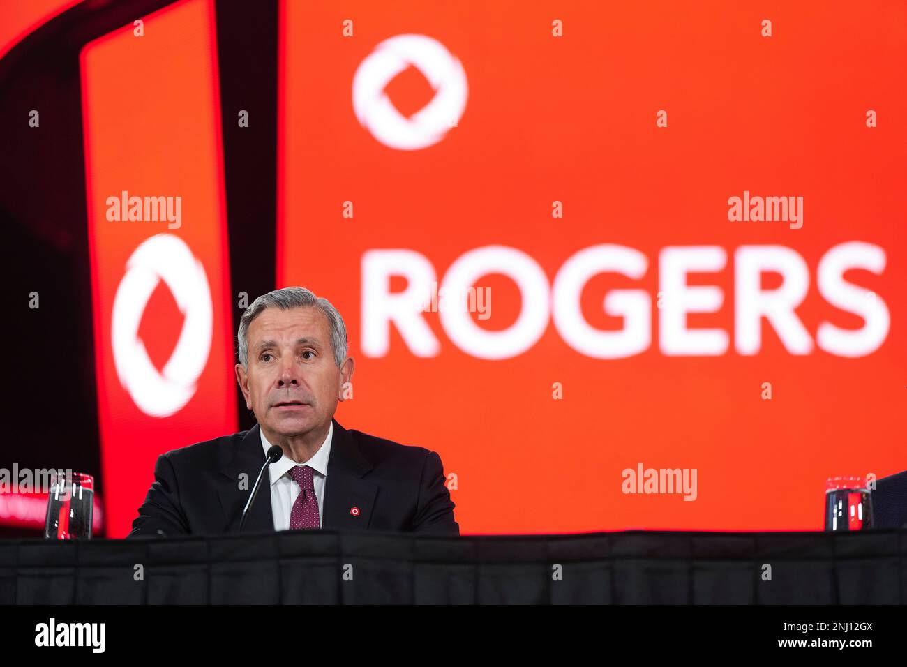 Tony Staffieri, president and CEO of Rogers Communications, speaks ...