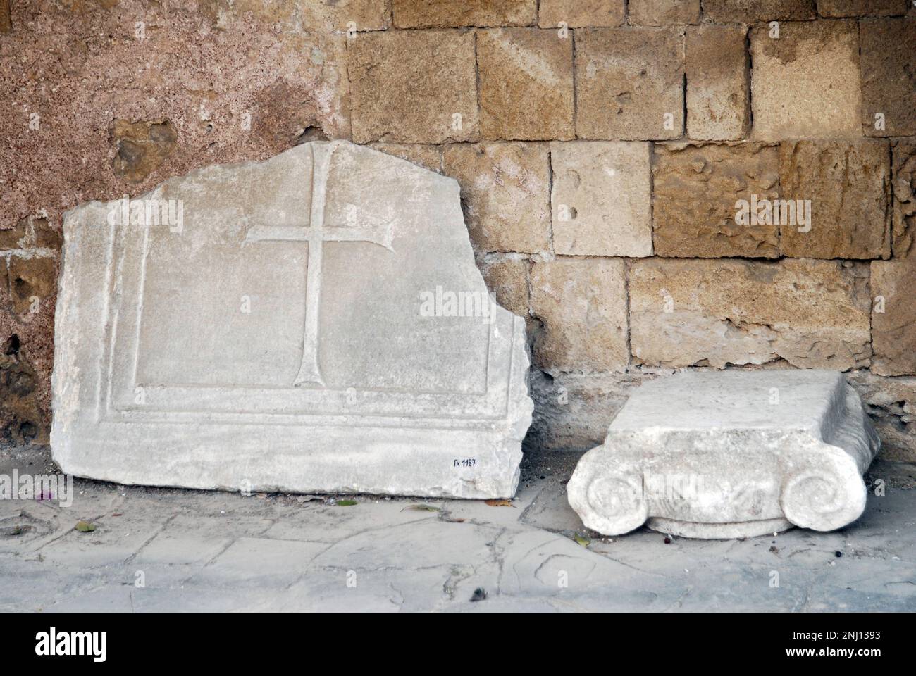 Greece, Dodecanese, Rhodes island Ialysos village Filerimos Knights ...
