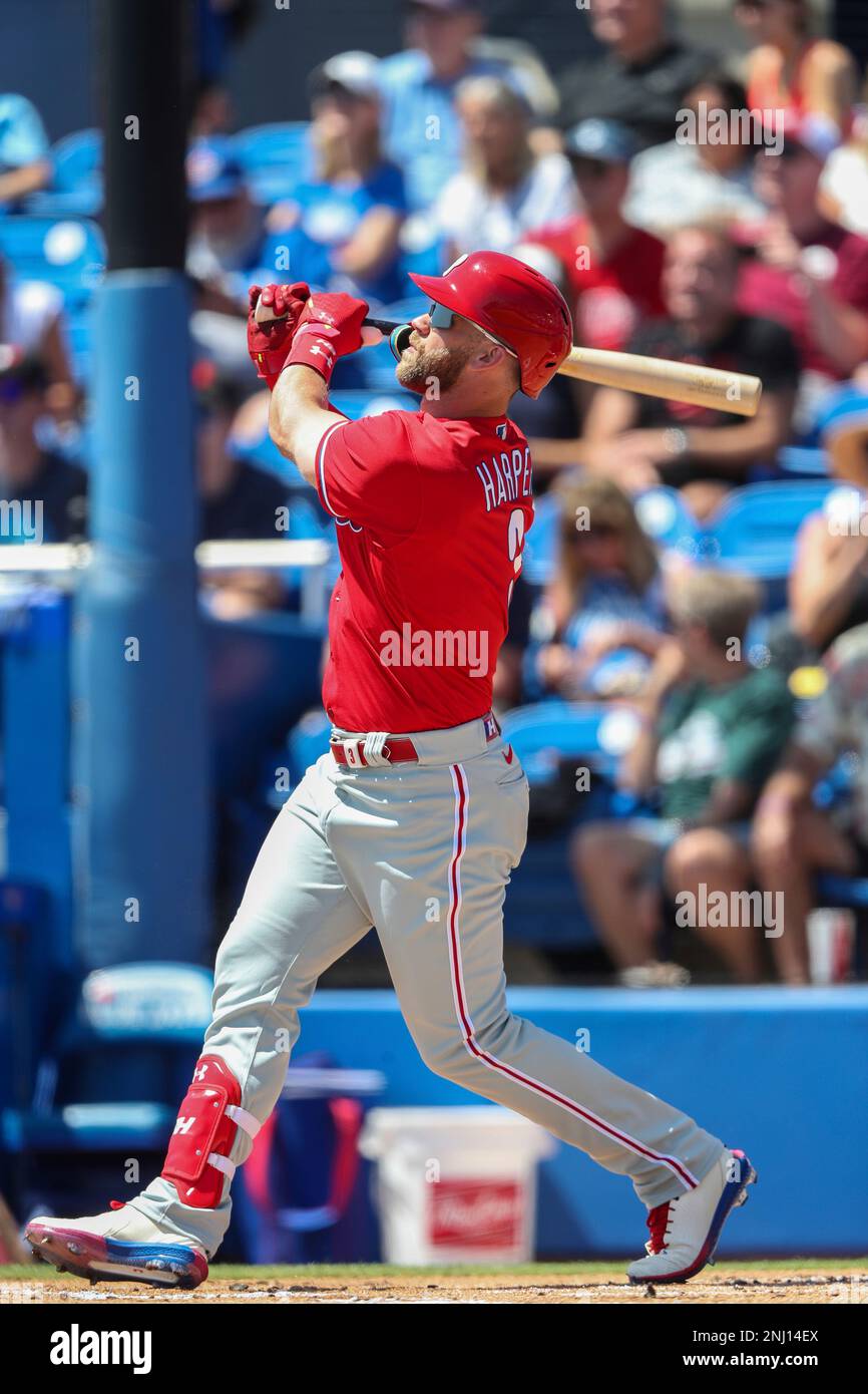 Philadelphia Phillies Bryce Harper plays in a game against the Toronto ...