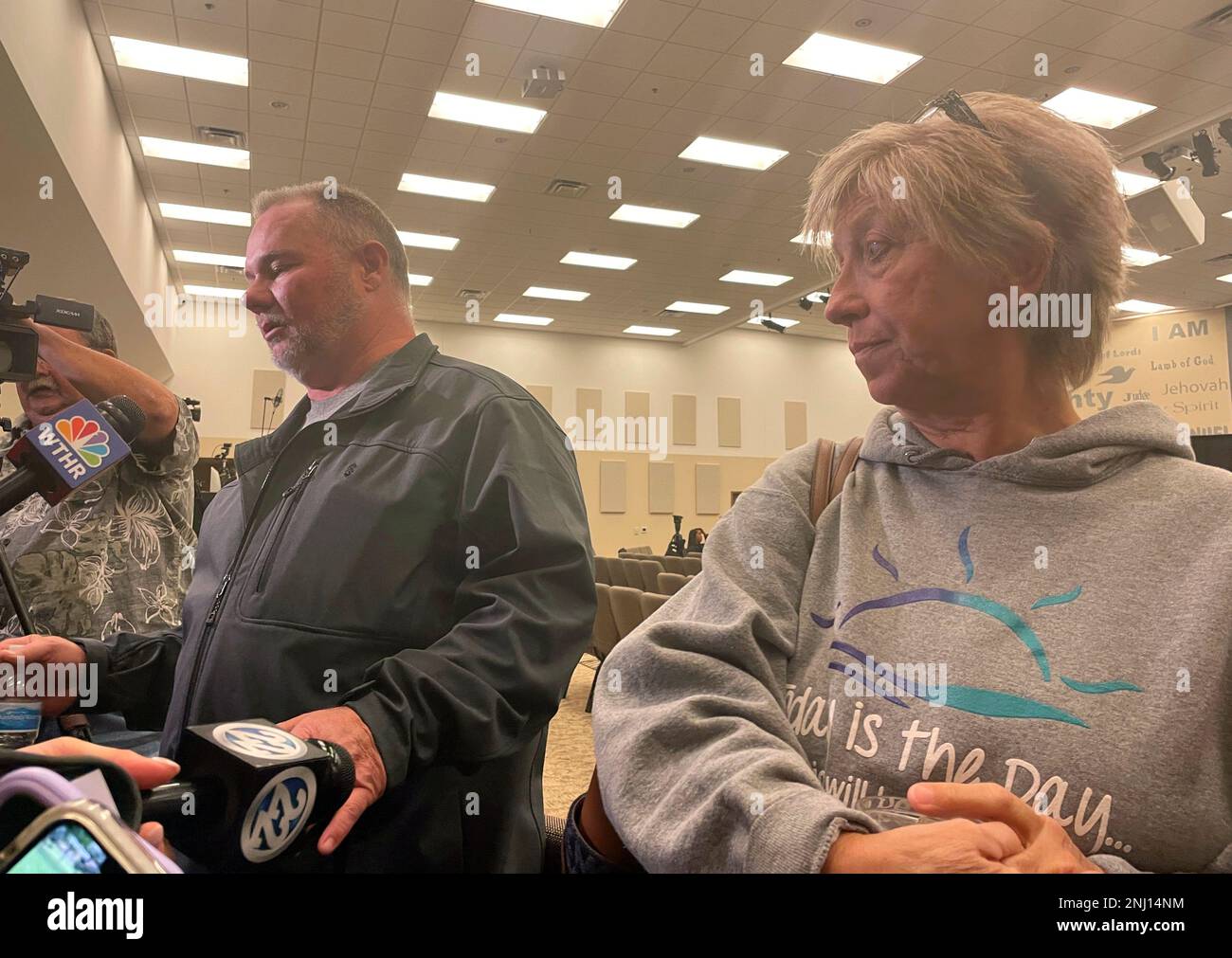 Grandparents of Liberty German — Mike Patty, left, and Becky Patty ...