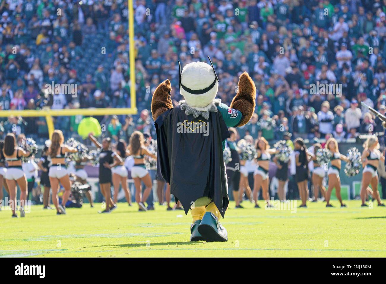 PHILADELPHIA, PA - OCTOBER 30: Philadelphia Eagles mascot Swoop wears a ...
