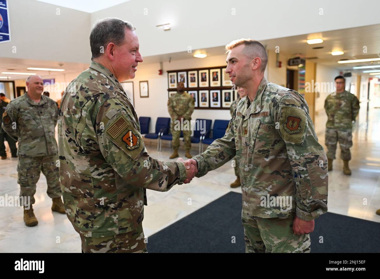 Gen. James B. Hecker, left, U.S. Air Forces in Europe and Air Forces ...