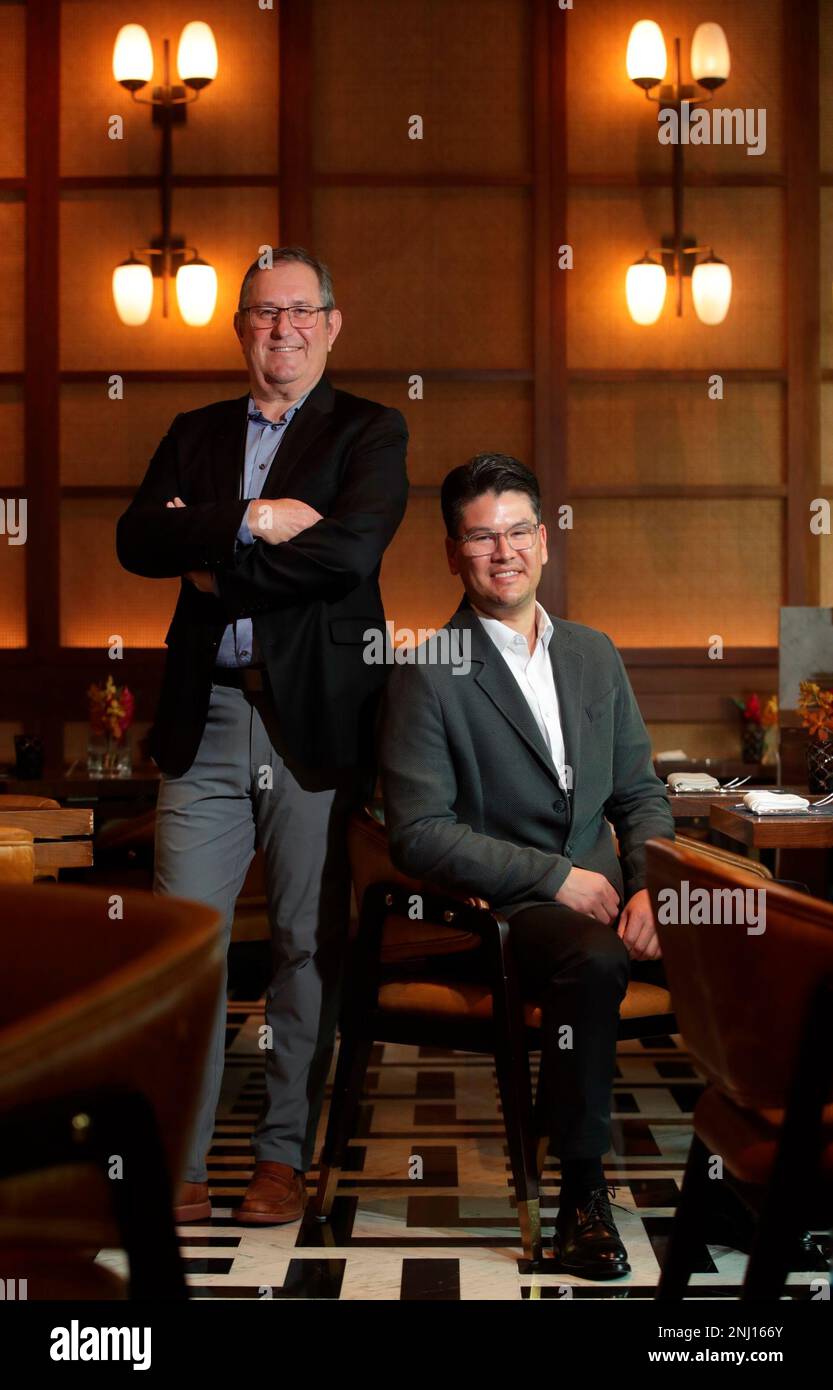 Mustafa Abadan (left), design partner and Nicolas Medrano, design ...