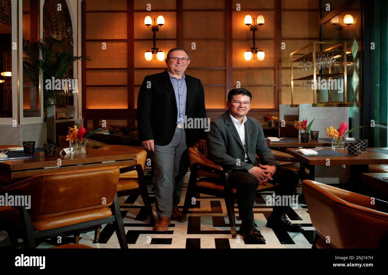 Mustafa Abadan (left), design partner and Nicolas Medrano, design ...