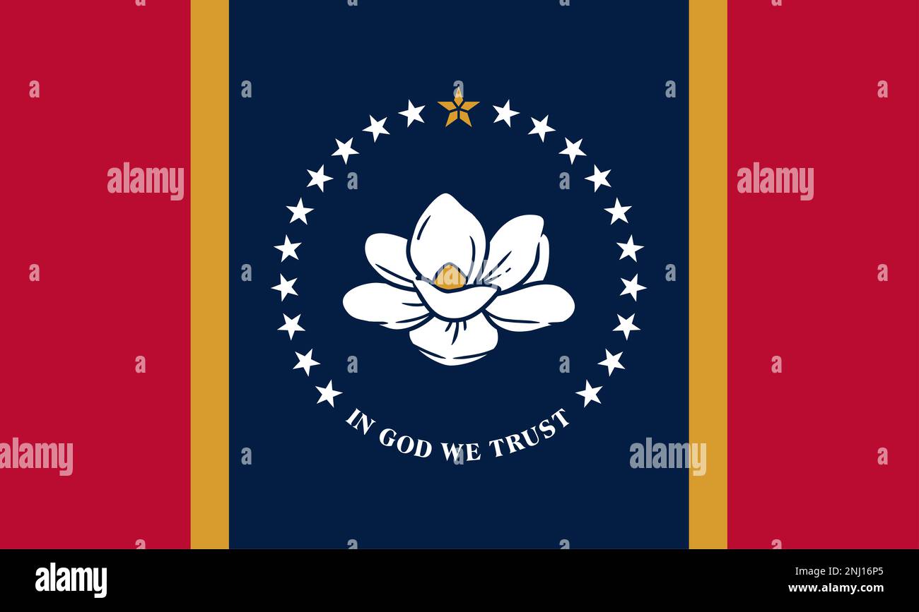 State flag of Mississippi Stock Photo - Alamy