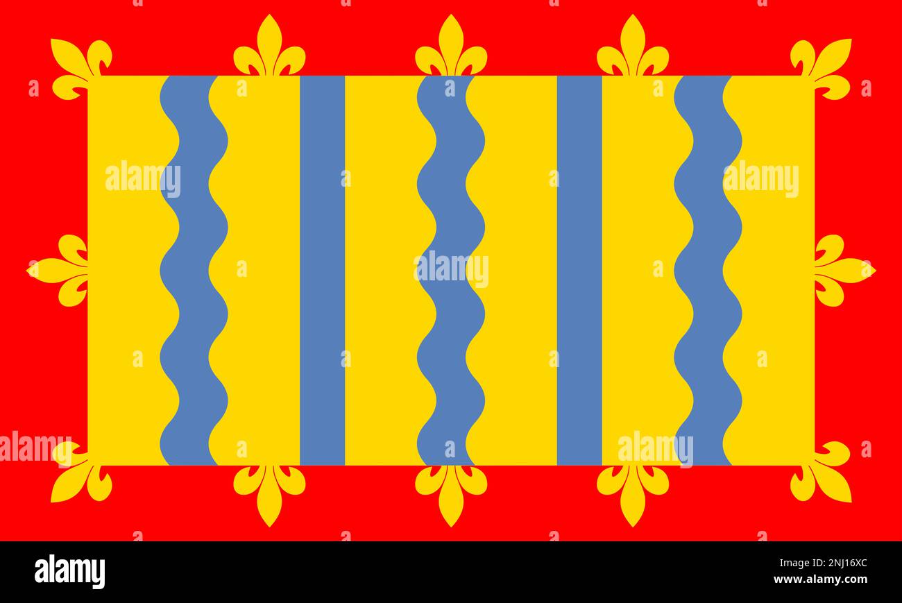 Flag of Cambridgeshire County Council Stock Photo - Alamy