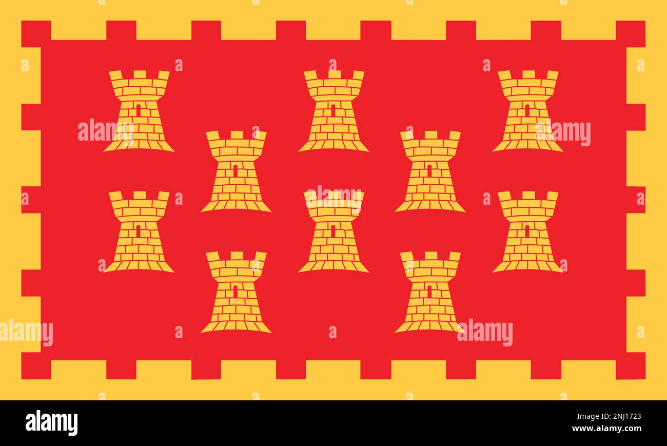 Flag of the Greater Manchester County Council Stock Photo - Alamy