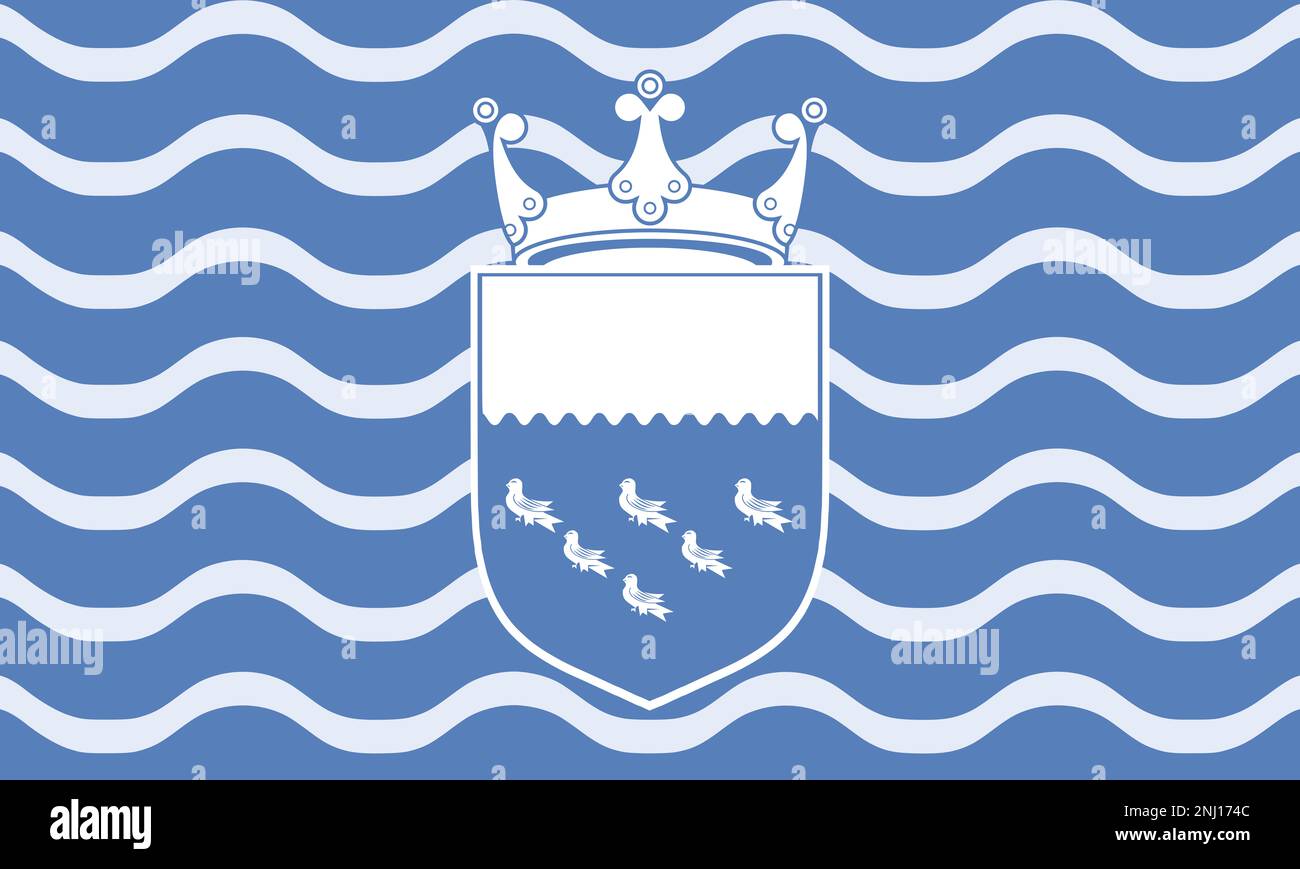 Flag of the West Sussex County Council Stock Photo - Alamy