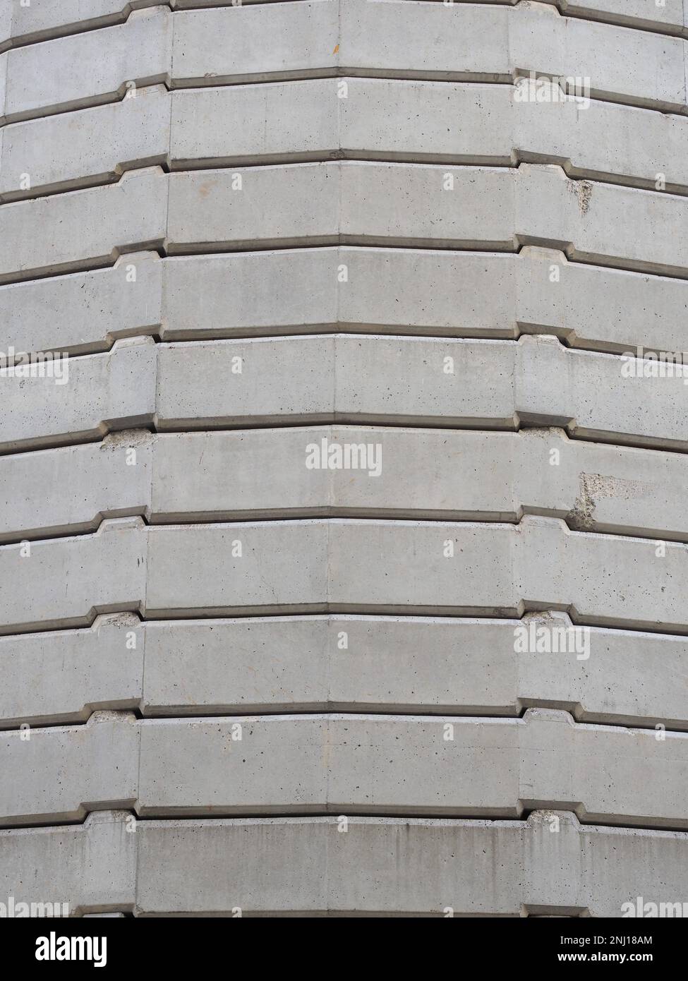 concrete ballast weights for tower crane in building site Stock Photo ...