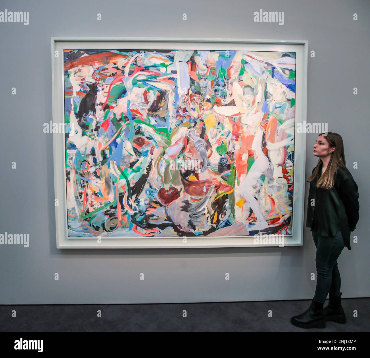 London UK 22 Feb 2023 An Exquisite Example of Cecily Brown’s ...