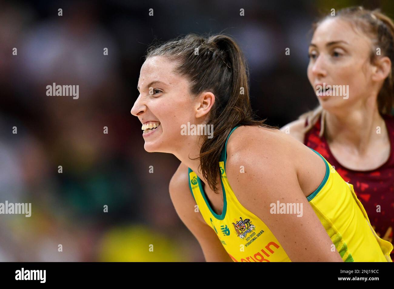 SYDNEY, AUSTRALIA - OCTOBER 30: Amy Parmenter of the Australia Diamonds ...