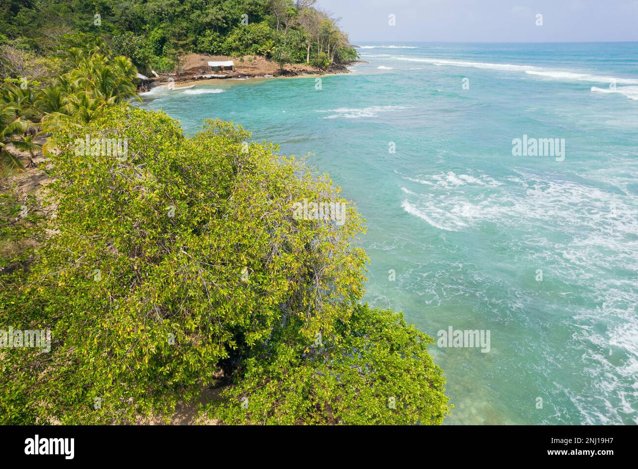 Aerial view of Capurganá Beach Chocó, Colombia Stock Photo - Alamy
