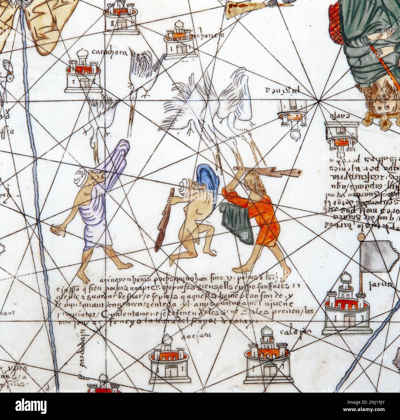 Cresques Abraham / Atlas Catalán, 1375. Museu Marítim de Barcelona ...