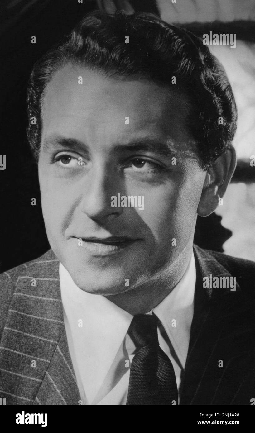 Paul Henreid (1908-1992), actor y director de cine estadounidense Stock ...