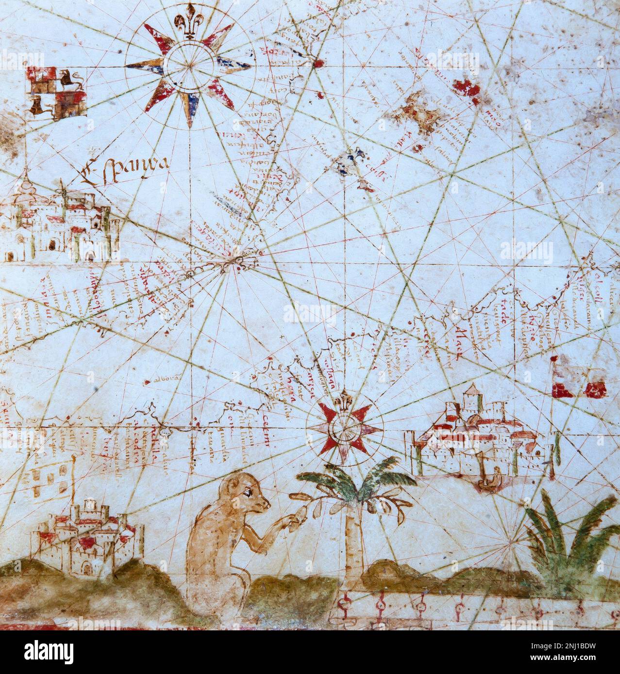 17th century map of barcelona hi-res stock photography and images - Alamy