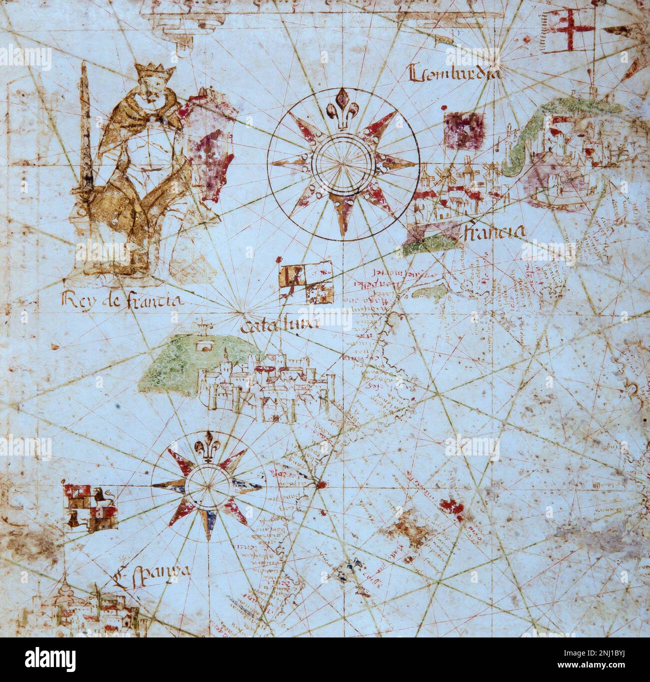 17th century map of barcelona hi-res stock photography and images - Alamy