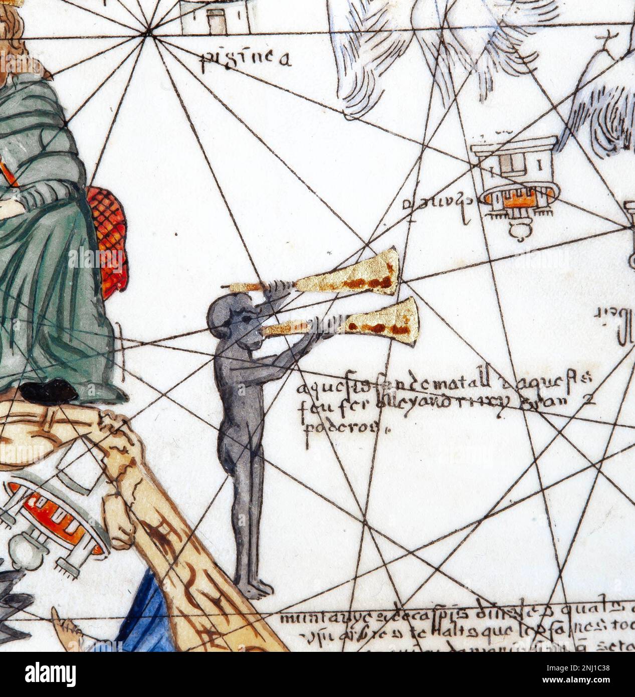Cresques Abraham / Atlas Catalán, 1375. Museu Marítim de Barcelona ...