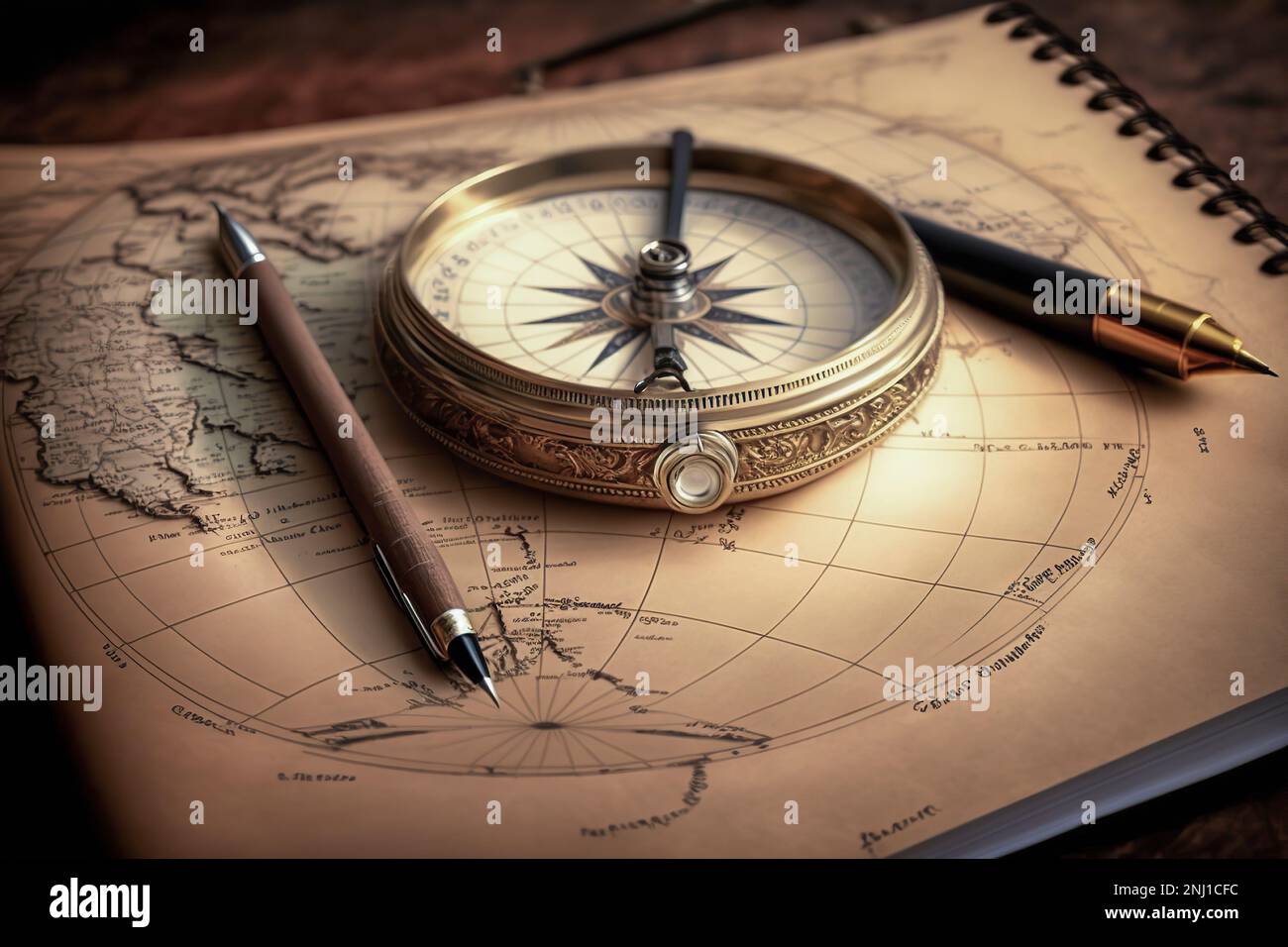 Lost in History: Exploring the World of Yesteryear Through an Old Map ...