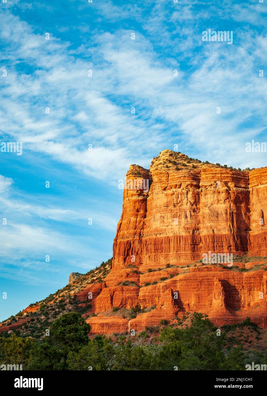 Landscape, Desert Buttes at Sedona, Arizona Stock Photo - Alamy