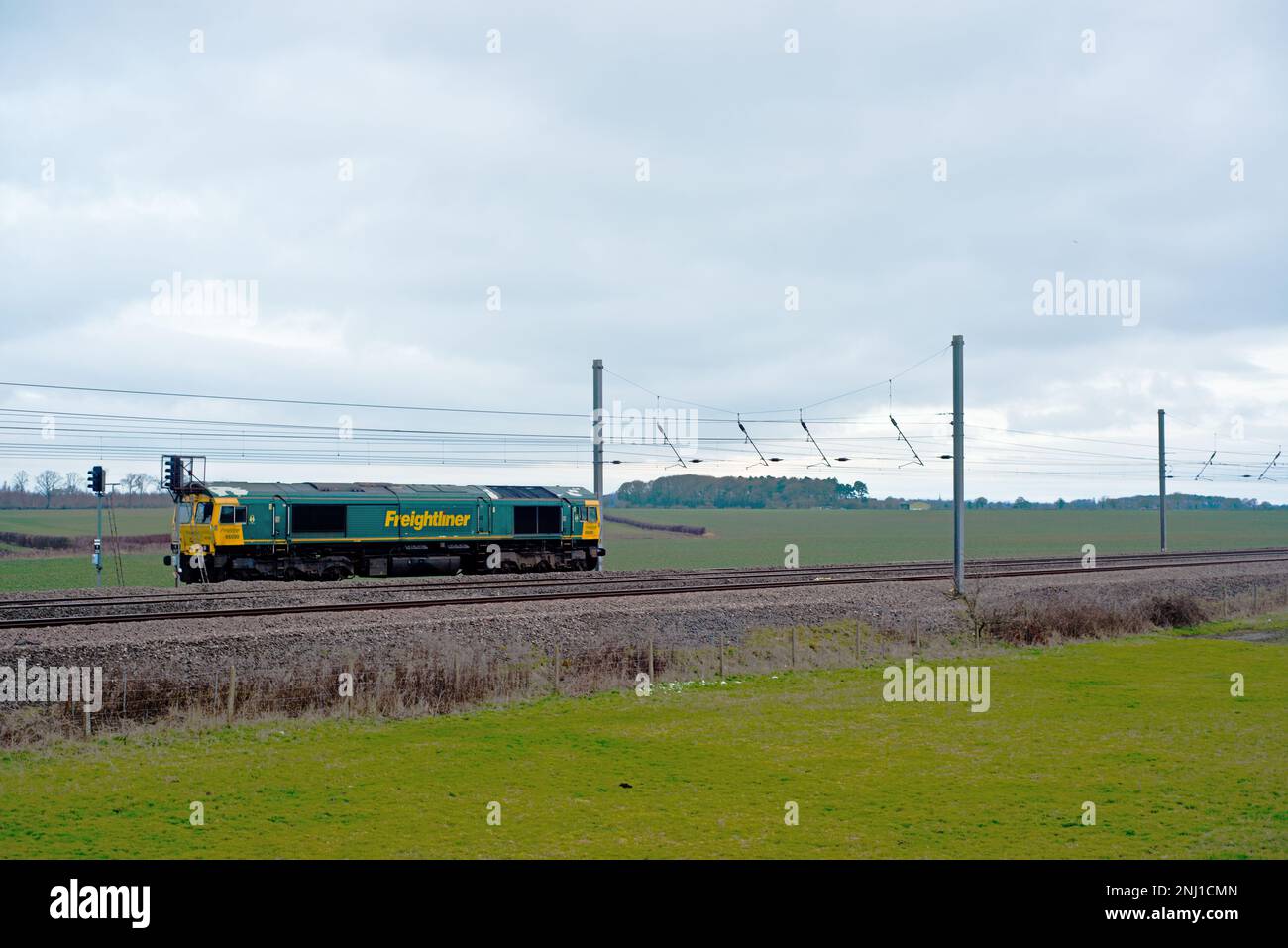 Class 66590 Light Engine at Shipton by Beningbrough, North Yorkshire ...