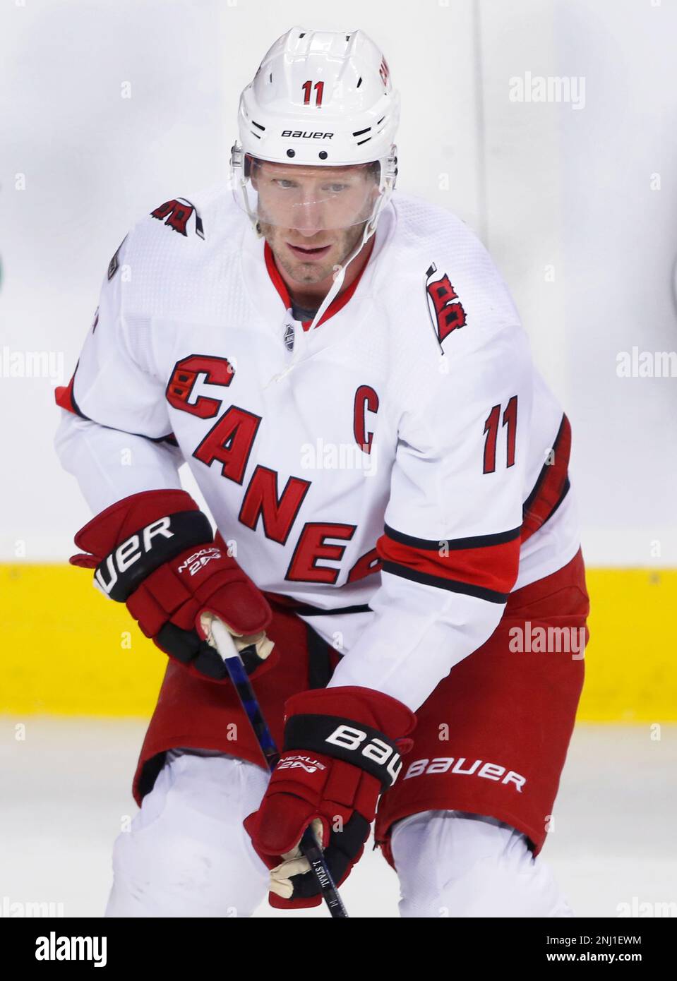 NHL profile photo on Carolina Hurricanes player Jordan Staal at a game ...