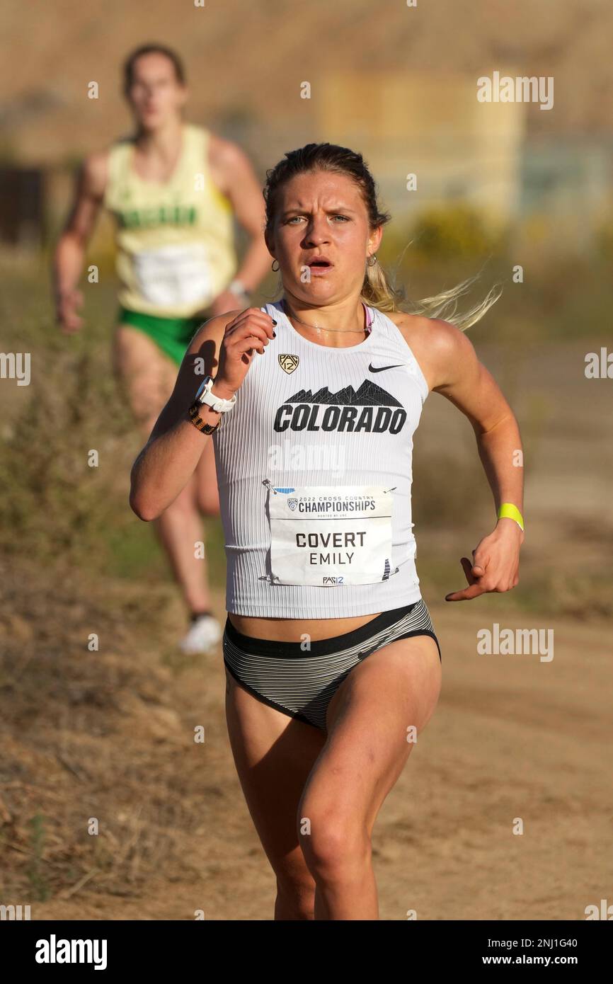 Emily Covert of Colorado places third in the women's race in 19:23.8 ...