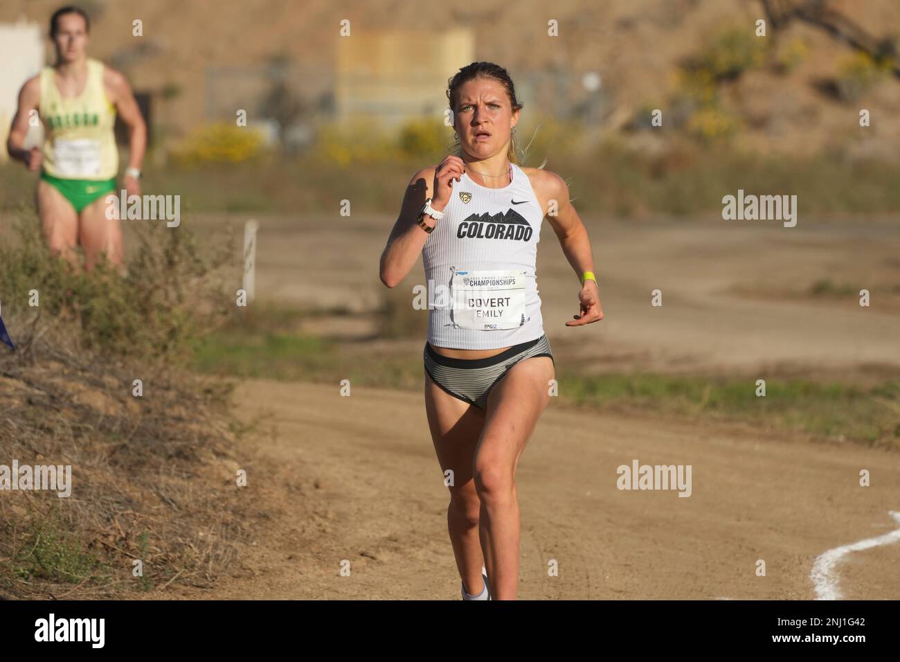 Emily Covert of Colorado places third in the women's race in 19:23.8 ...