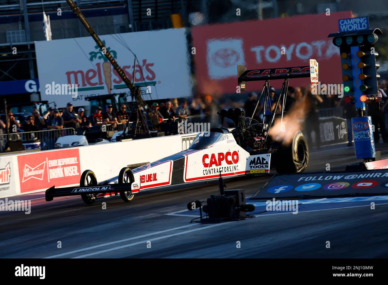 LAS VEGAS, NV - OCTOBER 28: Steve Torrence (1 TF) Capco Racing/Torrence ...