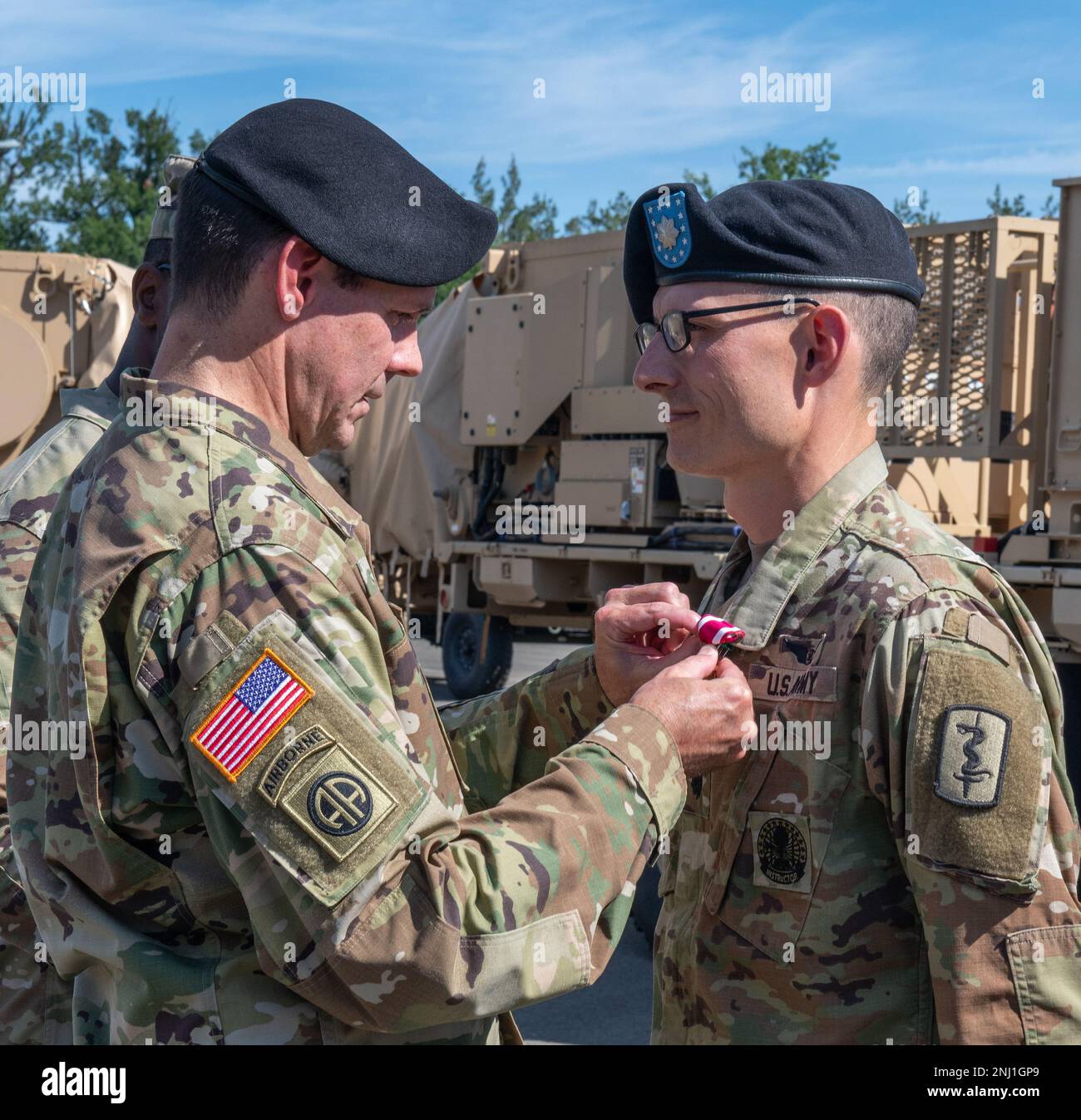 U.S. Army Col. Werner J. Barden, 519th Hospital Center commander pins ...