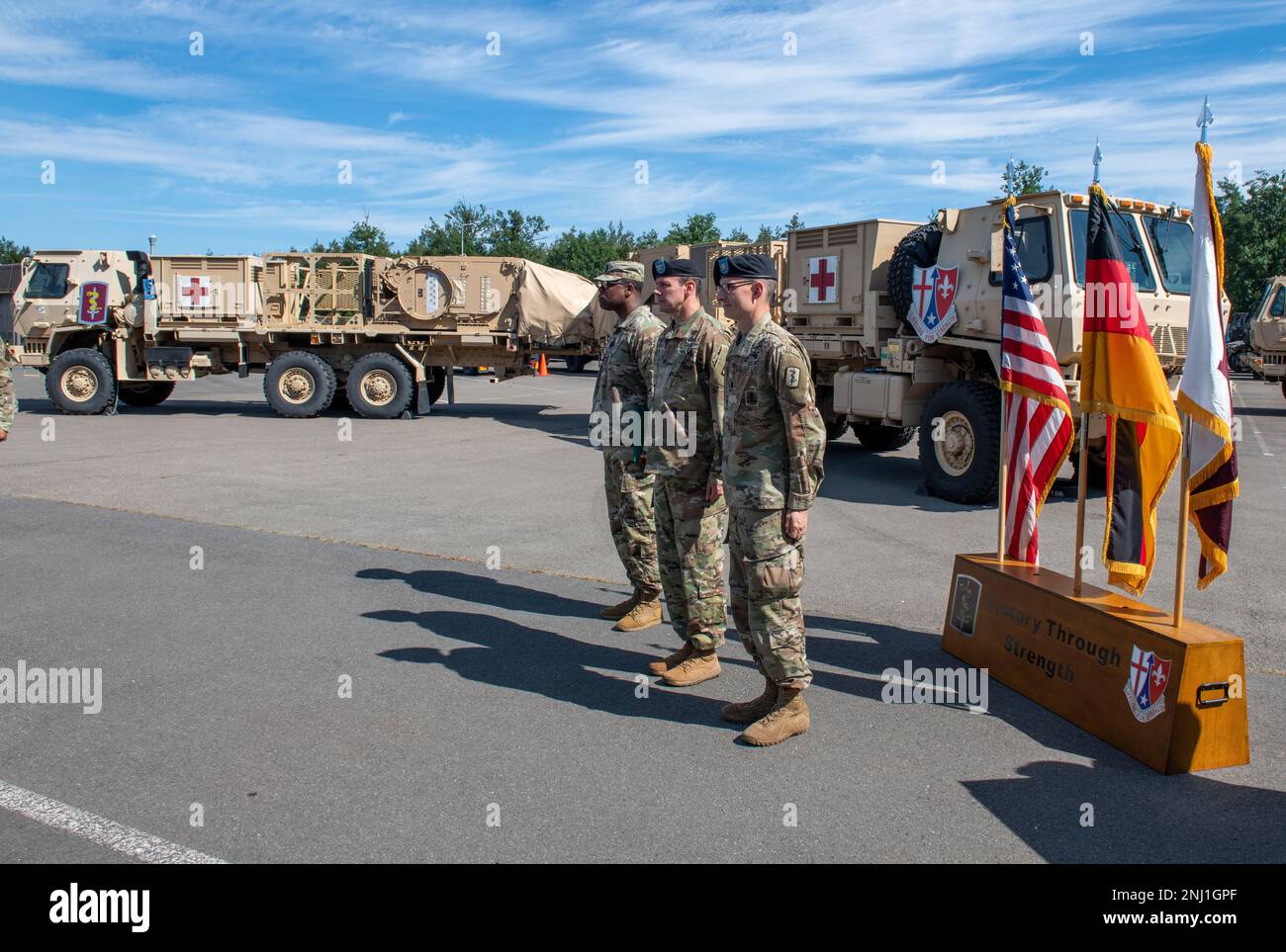 U.S. Army Col. Werner J. Barden, commander and Command Sgt. Maj. Gary ...