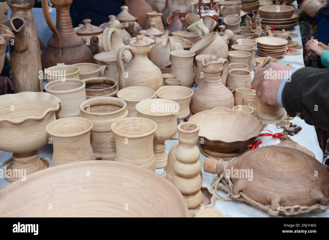 Pottery for sale. Traditional Ceramic Jugs. Handmade Ceramic Pottery in ...