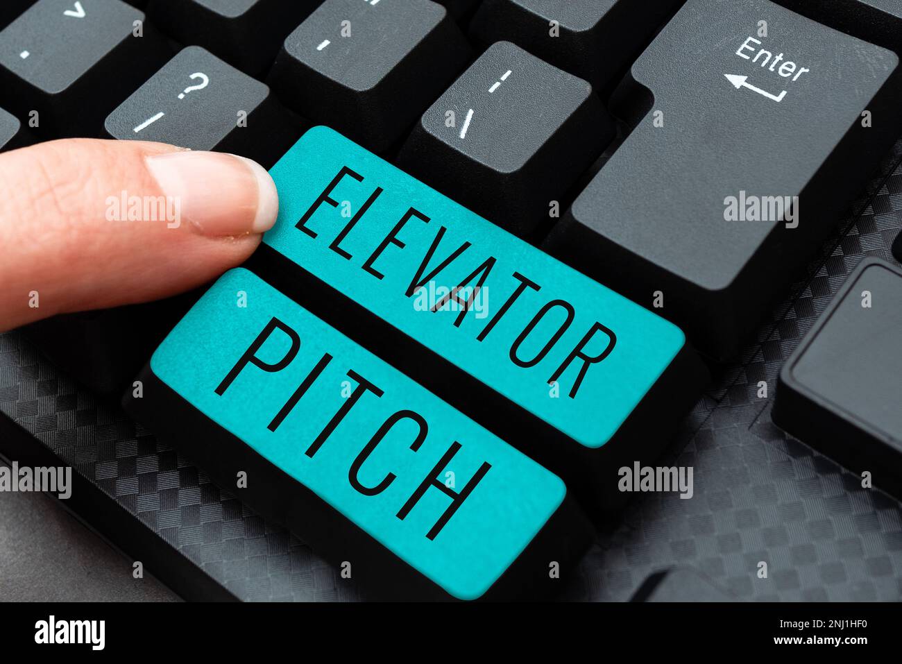 Conceptual caption Elevator Pitch. Business concept A persuasive sales ...