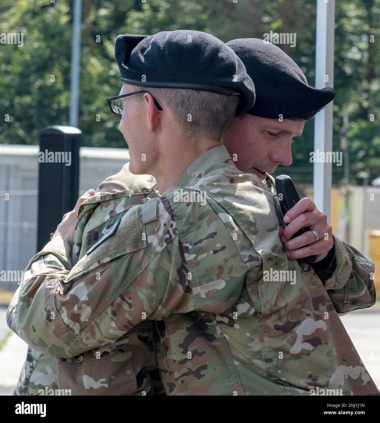 U.S. Army Col. Werner J. Barden, 519th Hospital Center commander and Lt ...