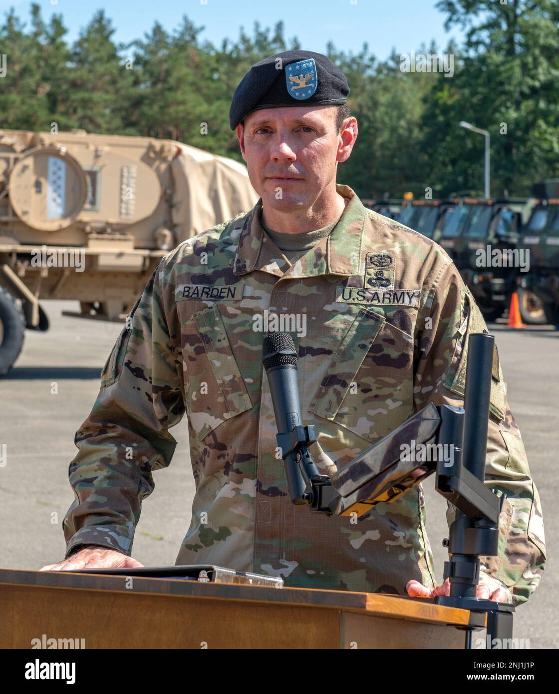 U.S. Army Col. Werner J. Barden, 519th Hospital Center commander ...