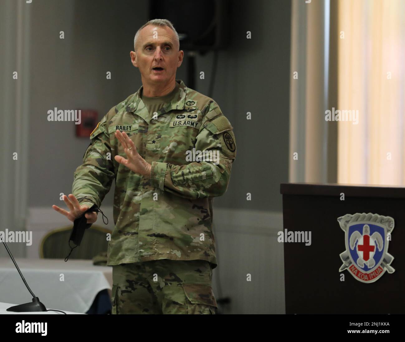 Brig. Gen. Edward H. Bailey, commanding general of Regional Health ...