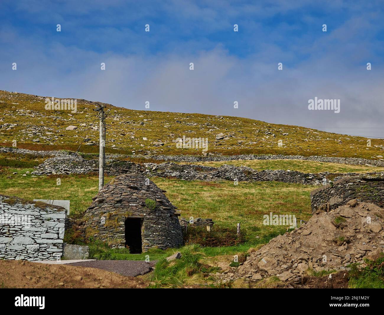 County Kerry, Ireland - 09 21 2015: old historic building at the ...