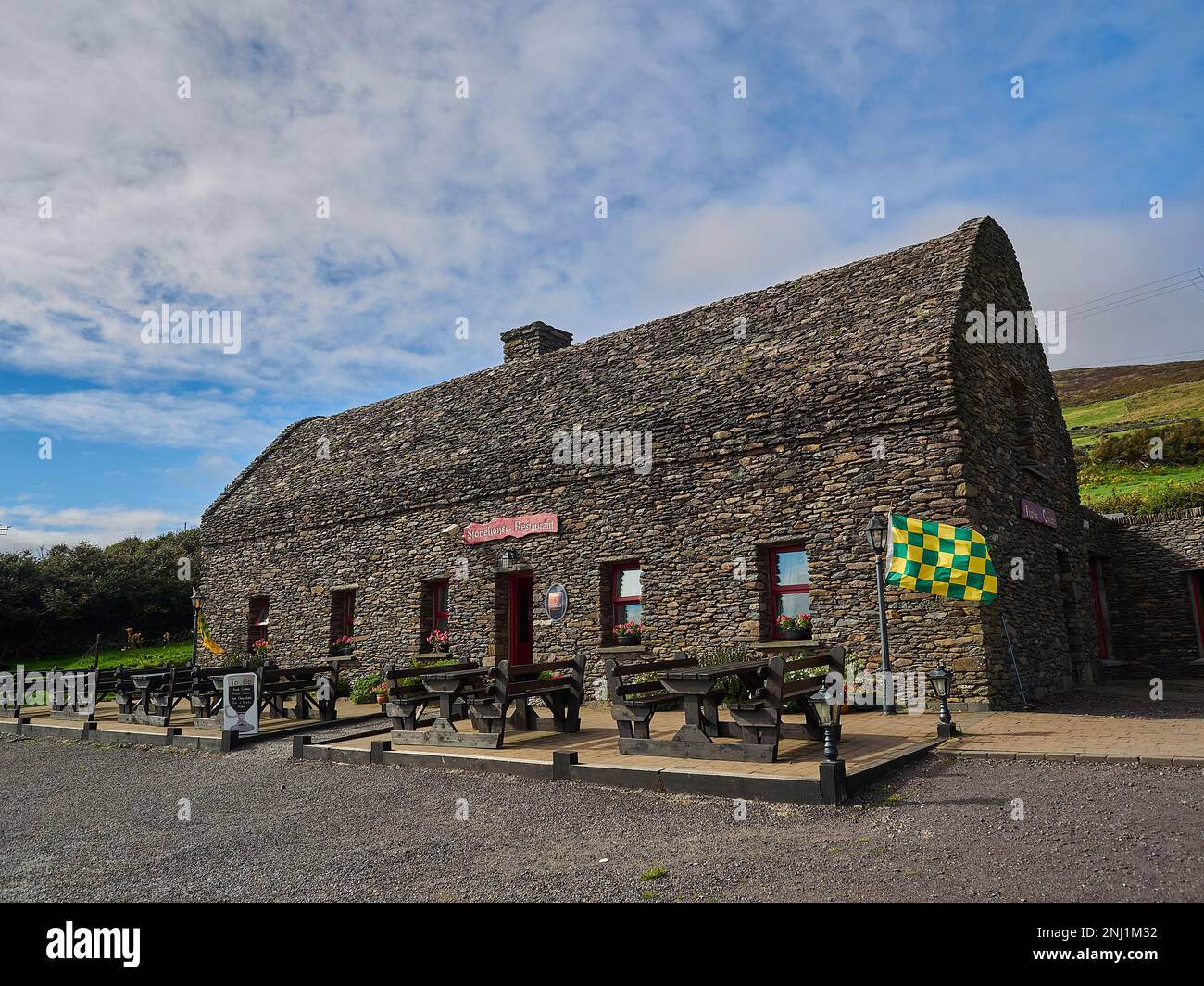County Kerry, Ireland - 09 21 2015: old historic building at the ...