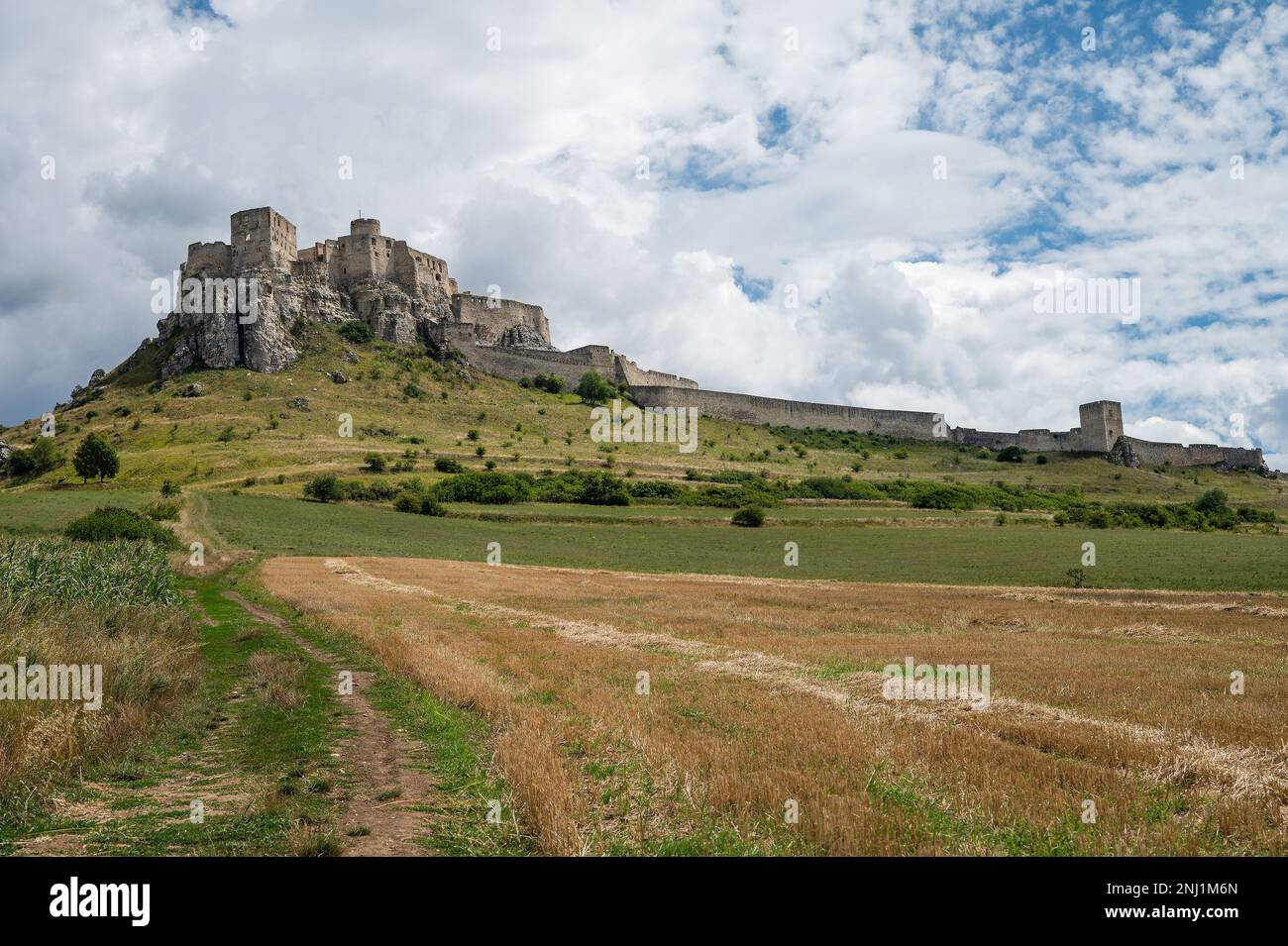 View of Spisky Castle in Slovakia Stock Photo - Alamy