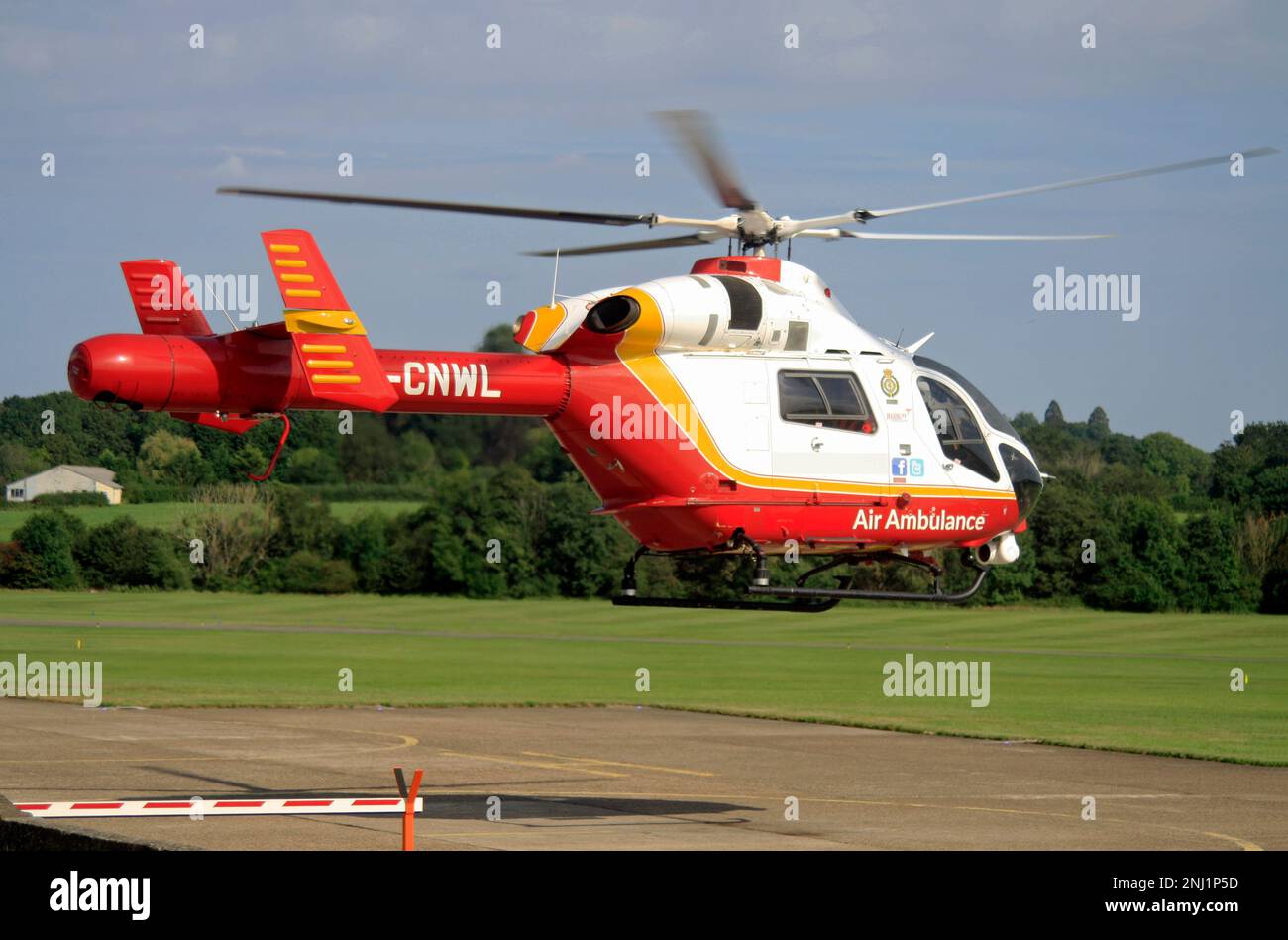 An MD-902 air ambulance at Redhill Aerodrome Stock Photo - Alamy