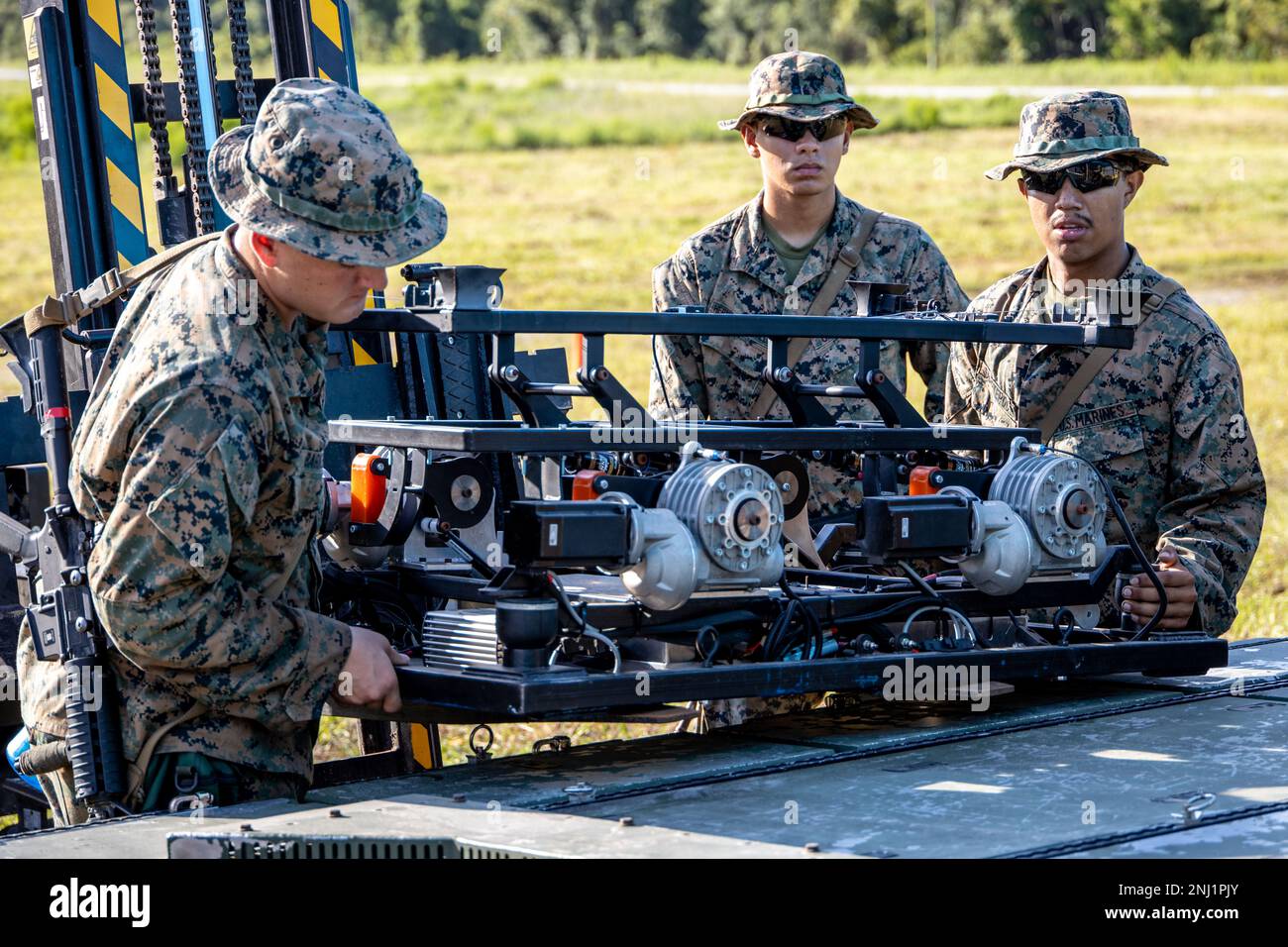 U.S. Marines assigned to Combat Logistics Battalion 8, 2d Marine ...