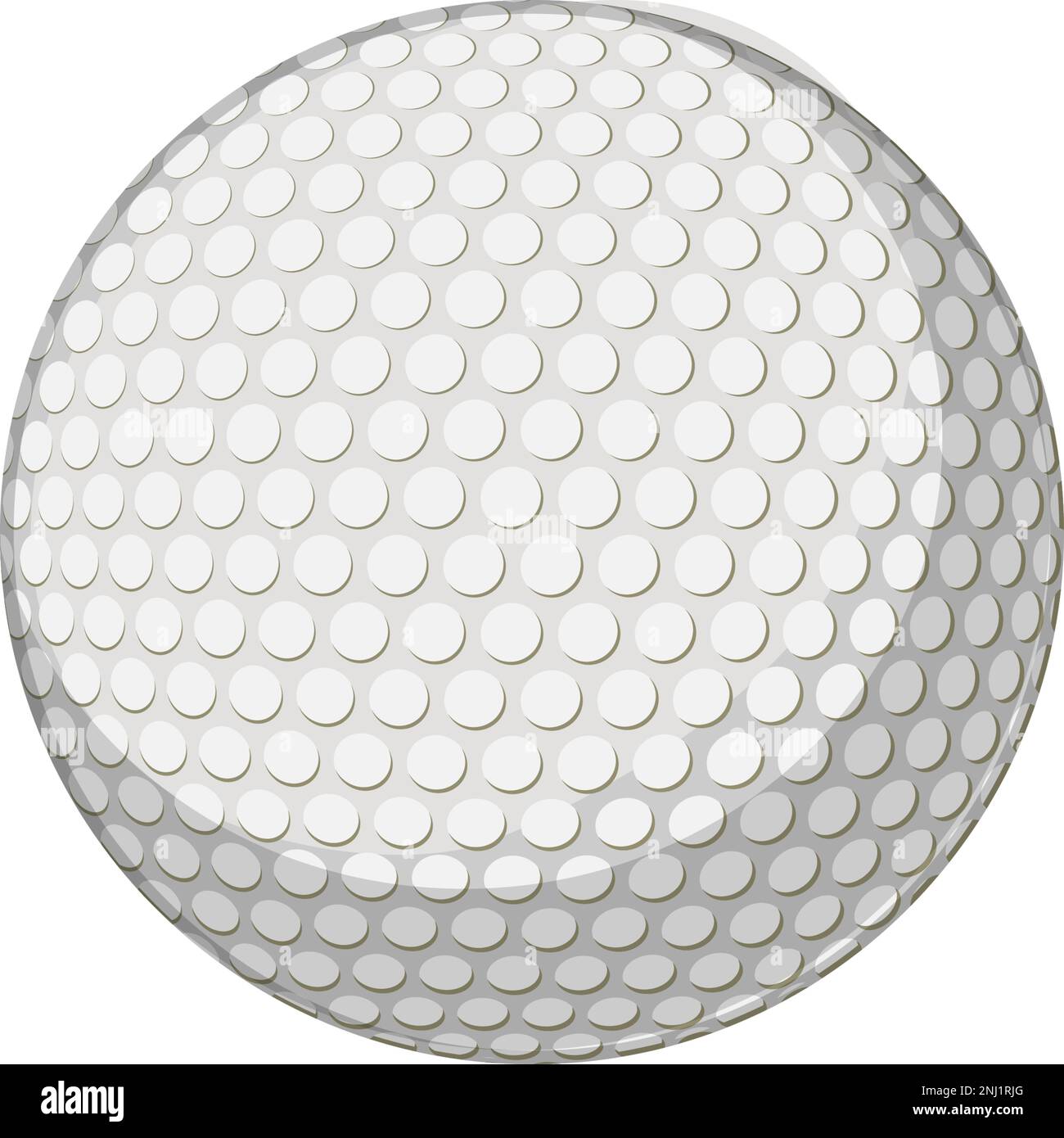 golf ball sport cartoon vector illustration color Stock Vector Image ...