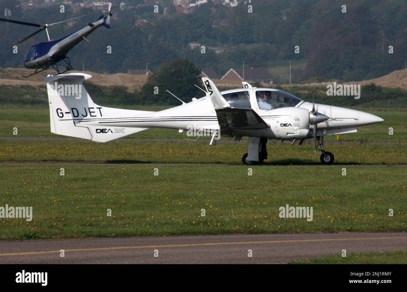 A Diamond DA42 Twin Star of DEA Aviation at Brighton City Airport Stock ...