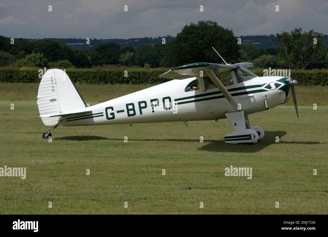 A Luscombe 8A Silvaire at Headcorn airfield Kent England Stock Photo ...