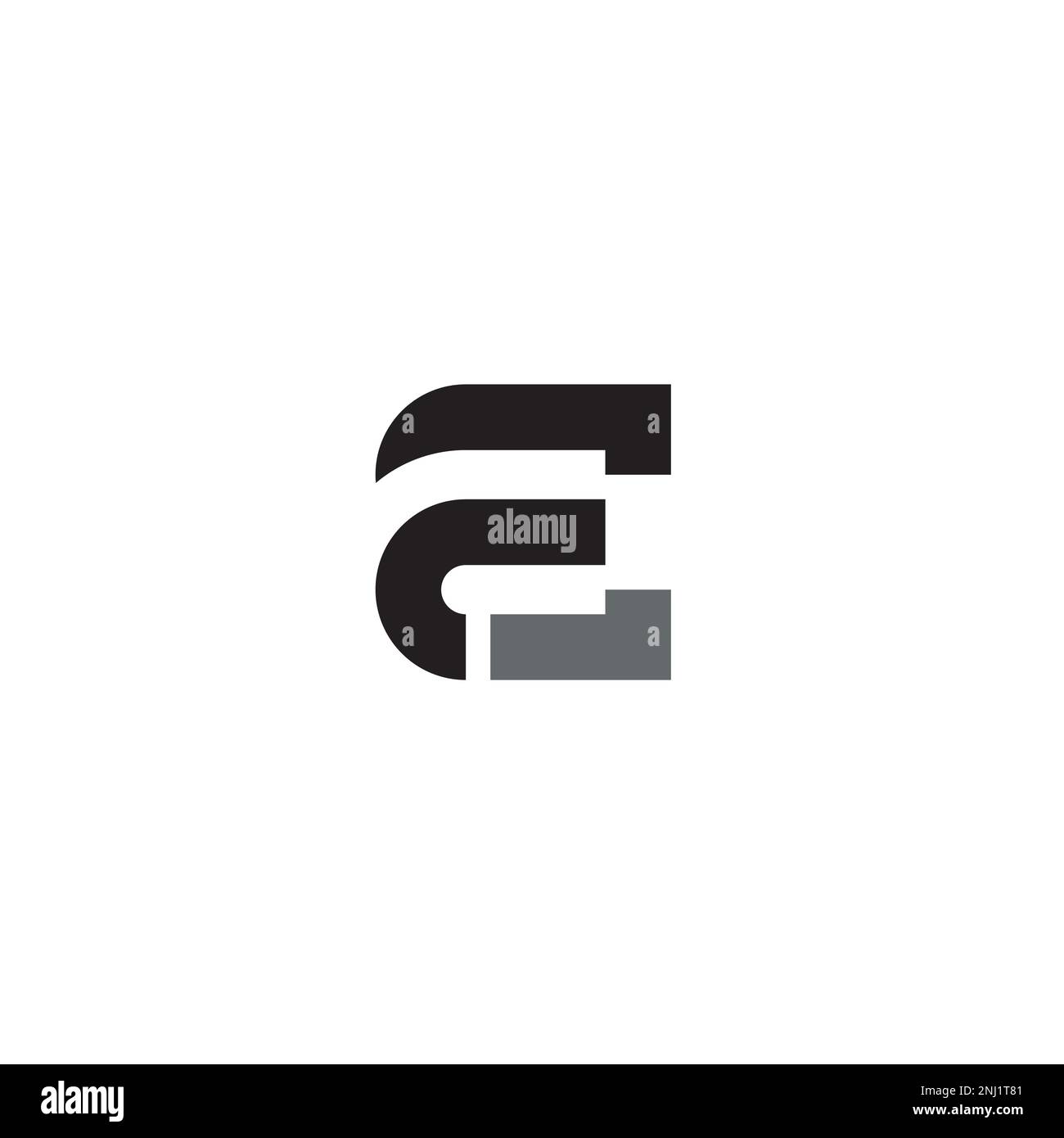 Letter FE, EF or E logo or icon design Stock Vector Image & Art - Alamy