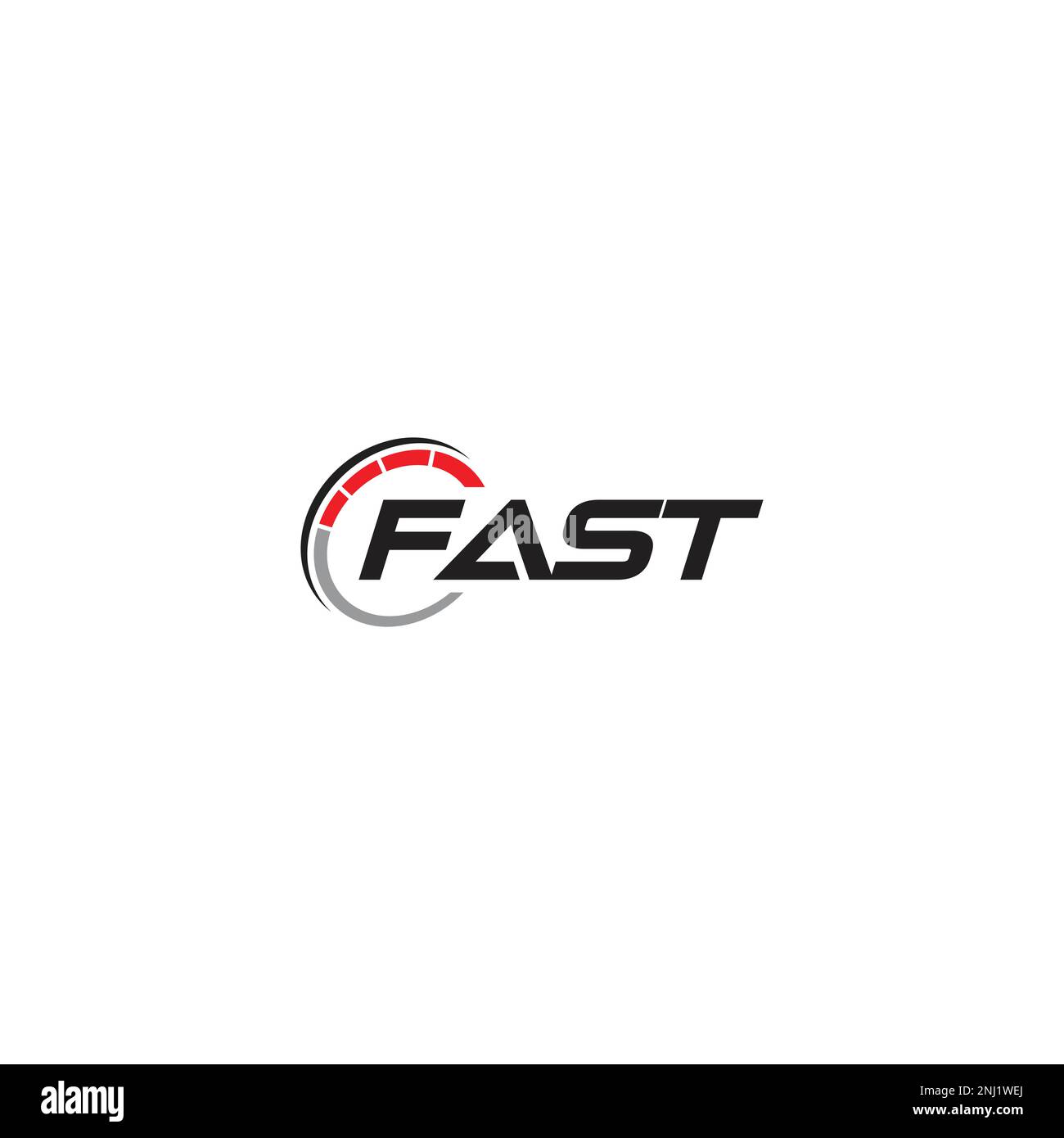 Fast logo or wordmark design Stock Vector Image & Art - Alamy