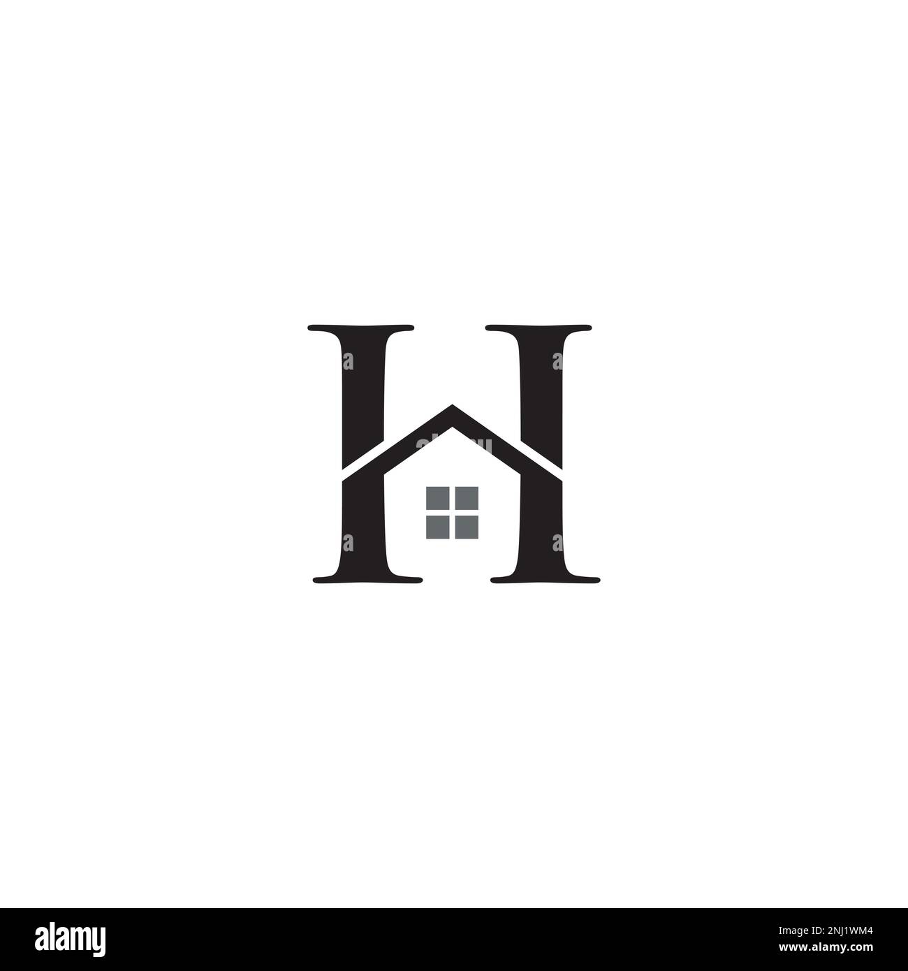 Letter H and House logo or icon design Stock Vector Image & Art - Alamy